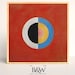 Vintage Red Abstract Painting Square Minimalist Art - Etsy