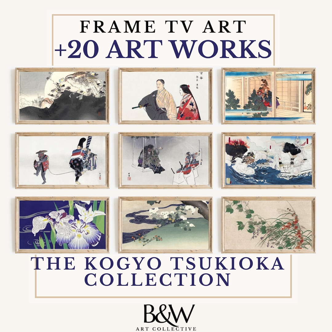 Frame TV Art Set of +20 | the Kyogo Tsukioka Collection | Frame Tv Art ...