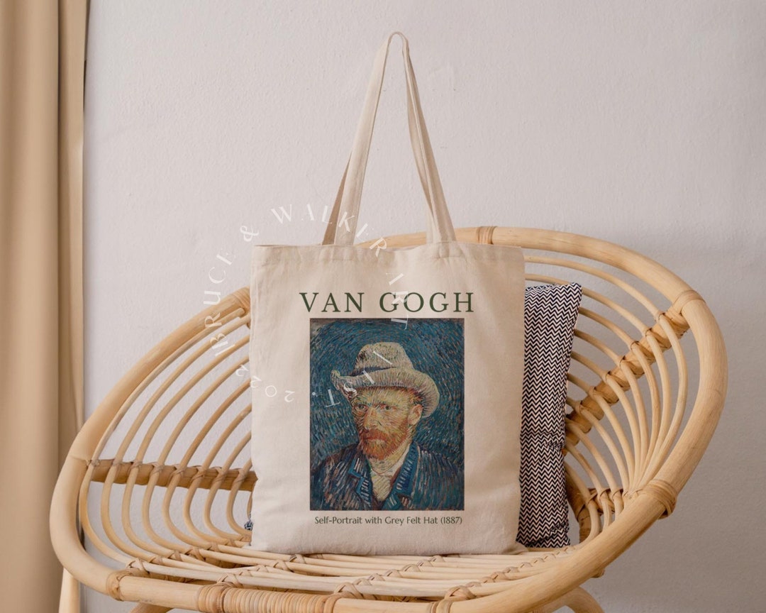 Vincent Van Gogh Tote Bag, Self Portrait With Grey Felt Hat Tote Bag ...