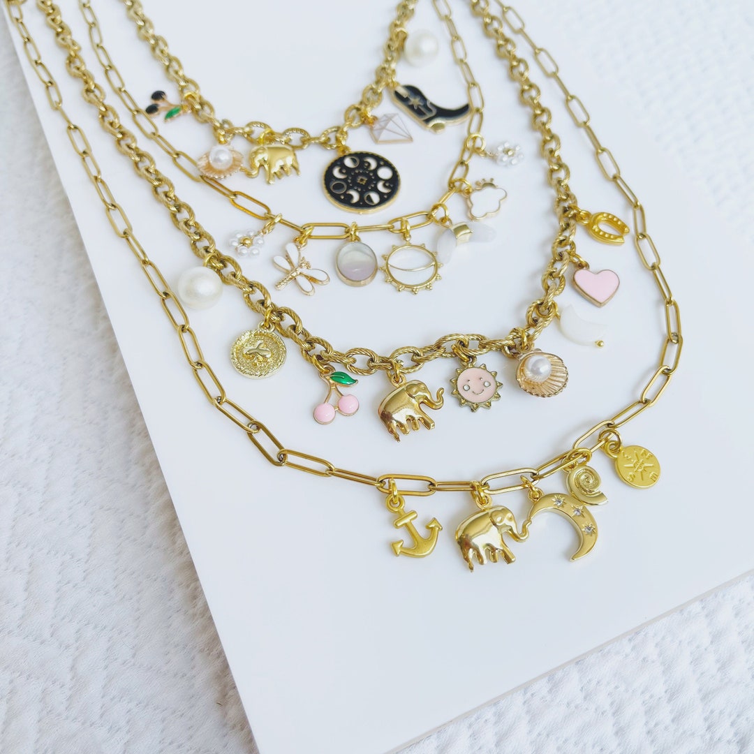 Multi-charm: Build Your Own Custom Charm Necklace,charm Necklace ...