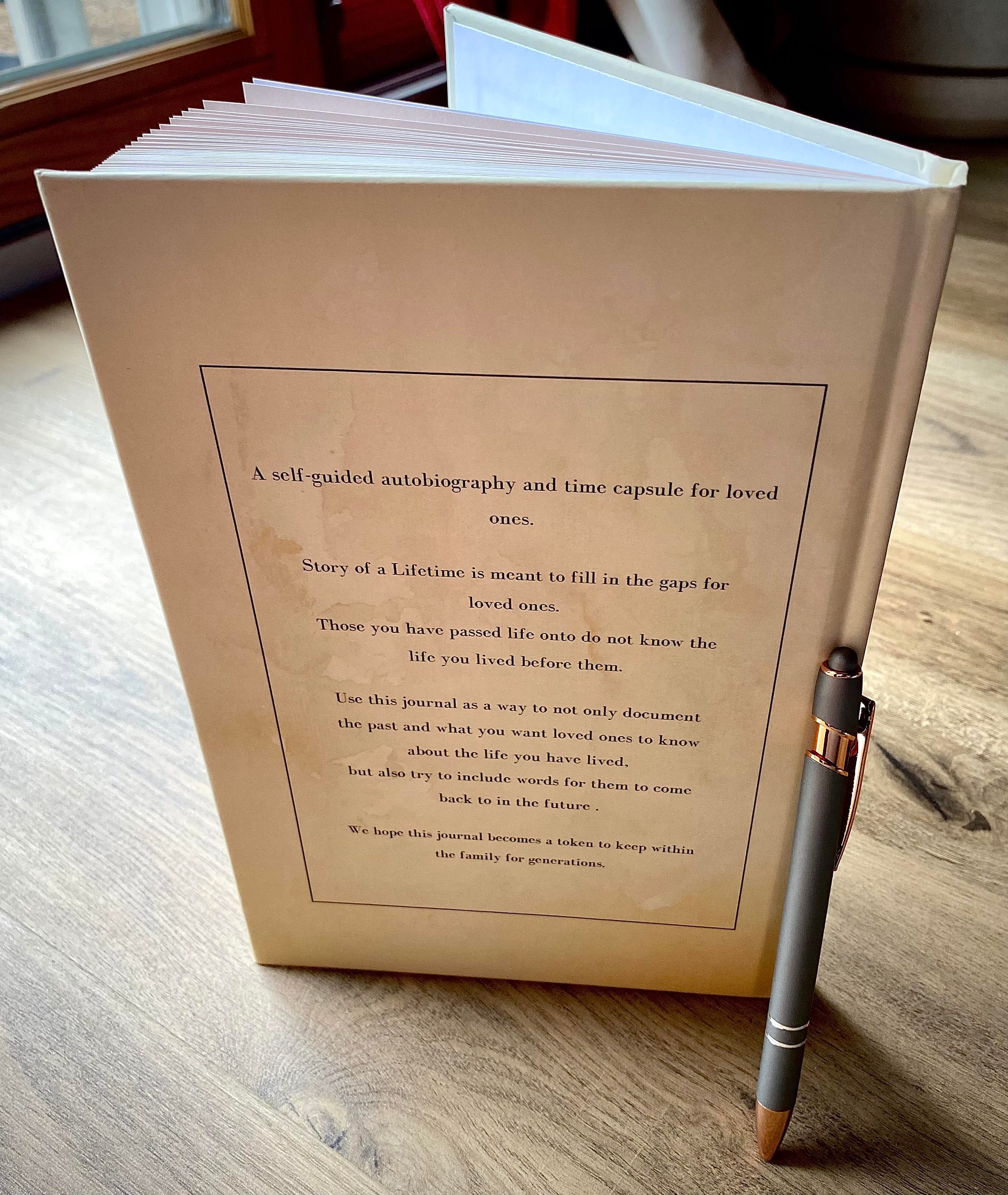 Story of a Lifetime Journal: A Guided Memoir Style Journal With Time ...