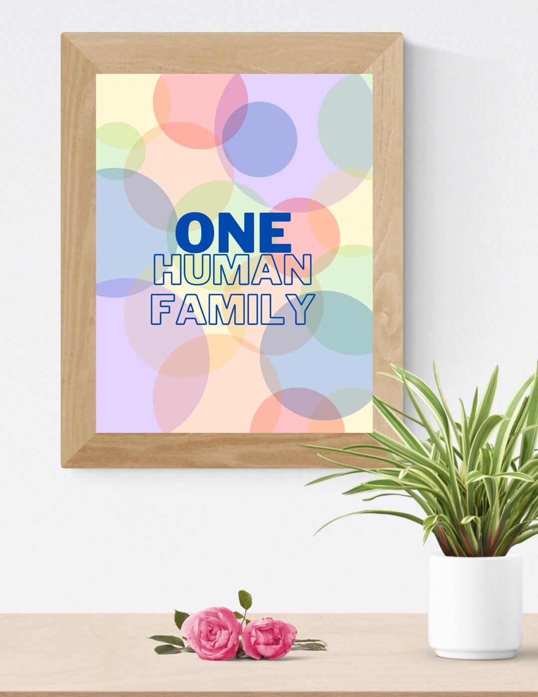 One Human Family - Digital Download - Etsy