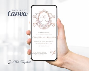 Wedding Crest Canva - Etsy