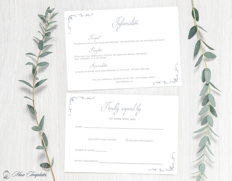 Vintage Renaissance Invitation Template, Wedding Baroque Crest ...