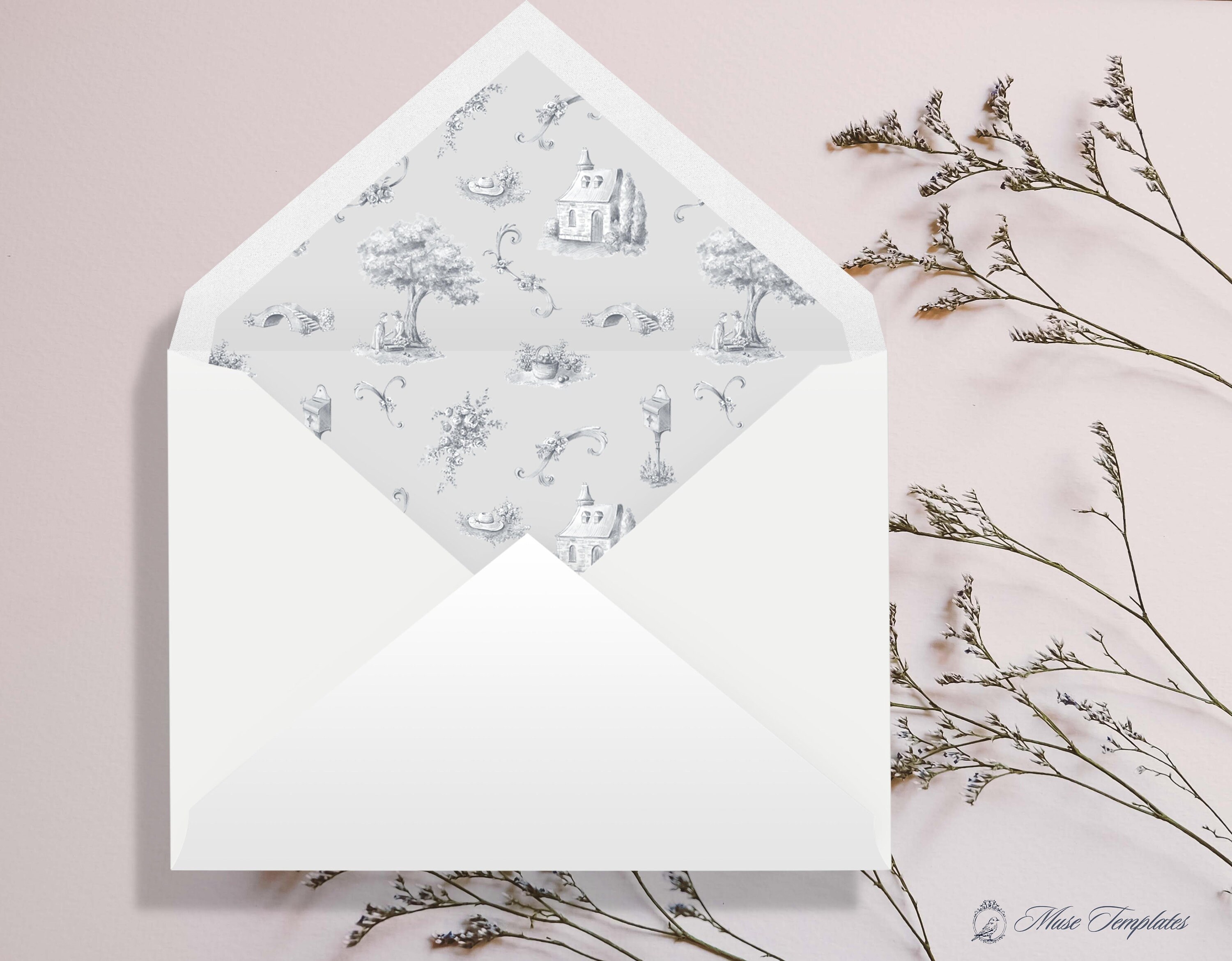 Baroque Floral Crest Wedding Invitation Template, Calligraphy Monogram ...