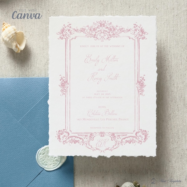 Baroque Invitation - Etsy