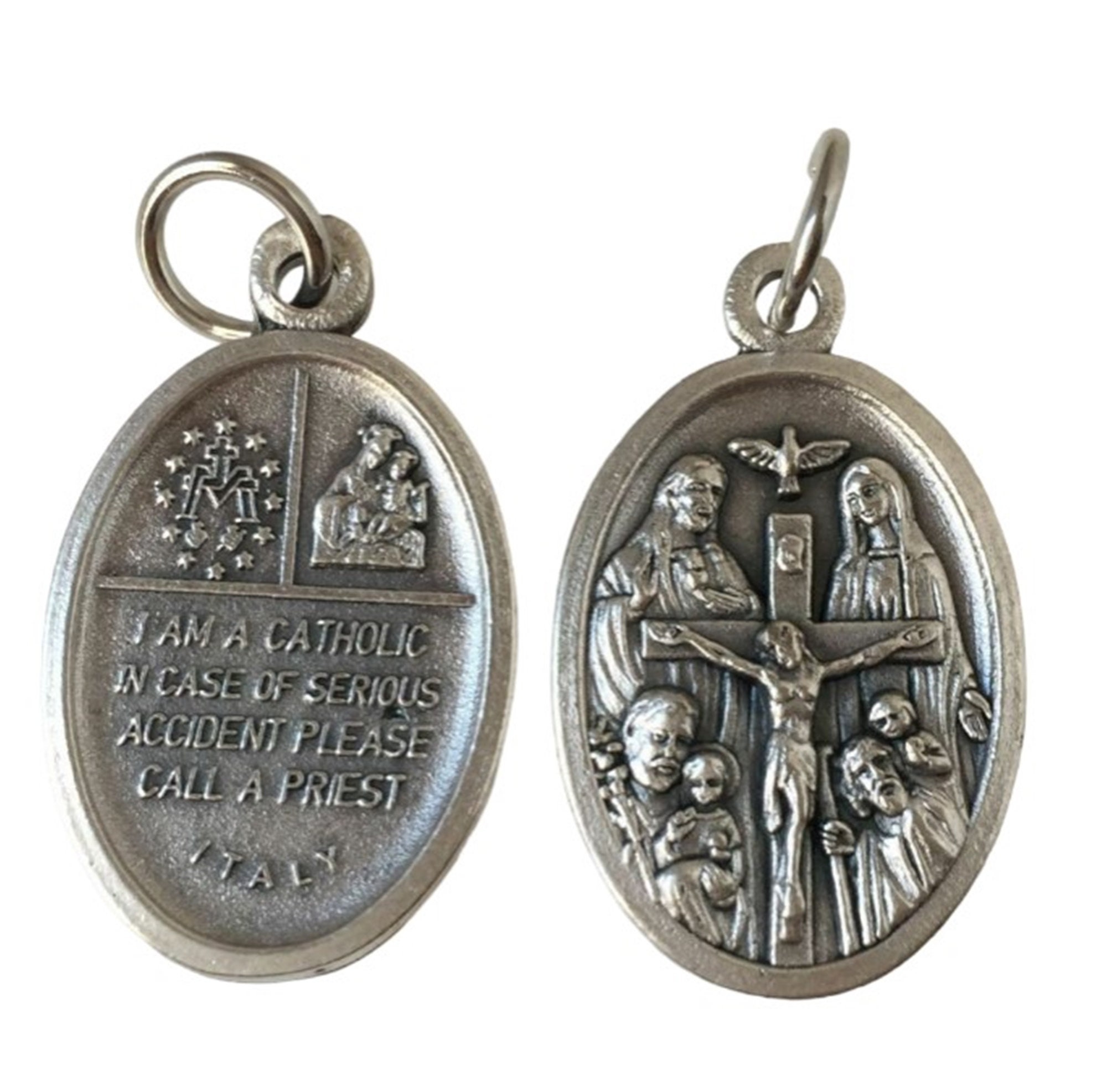 Four Way Cross Medal 4 Way Cross Medal Catholic Charm Call A Priest ...