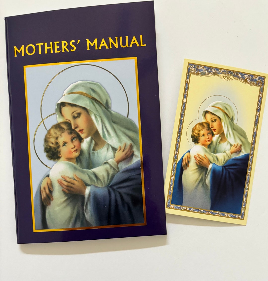 Mother's Manual Catholic Prayer Book With Mother's Prayer Holy Card ...