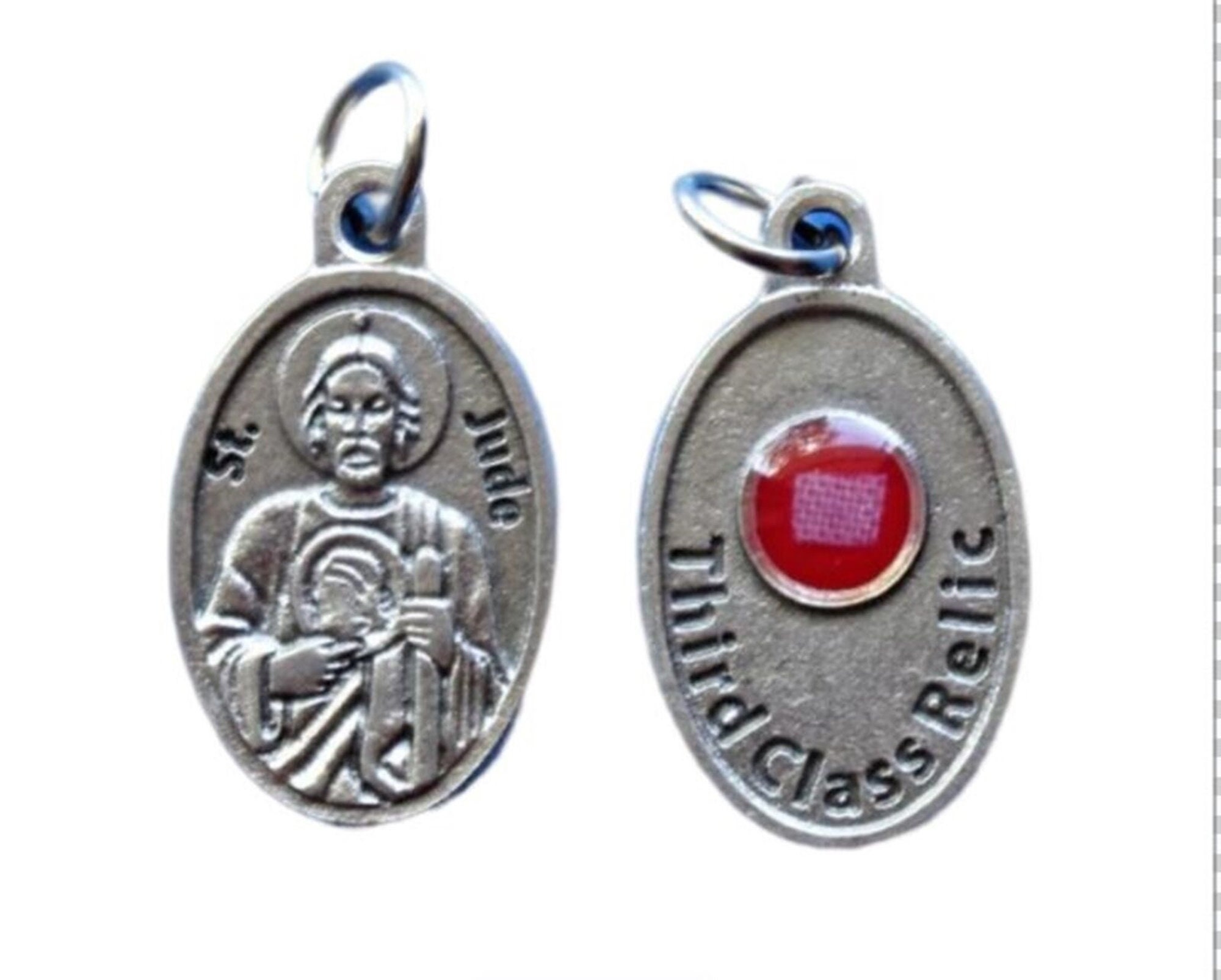 St Jude Relic Medal Charm 3rd Class Relic Patron Saint of Impossible ...