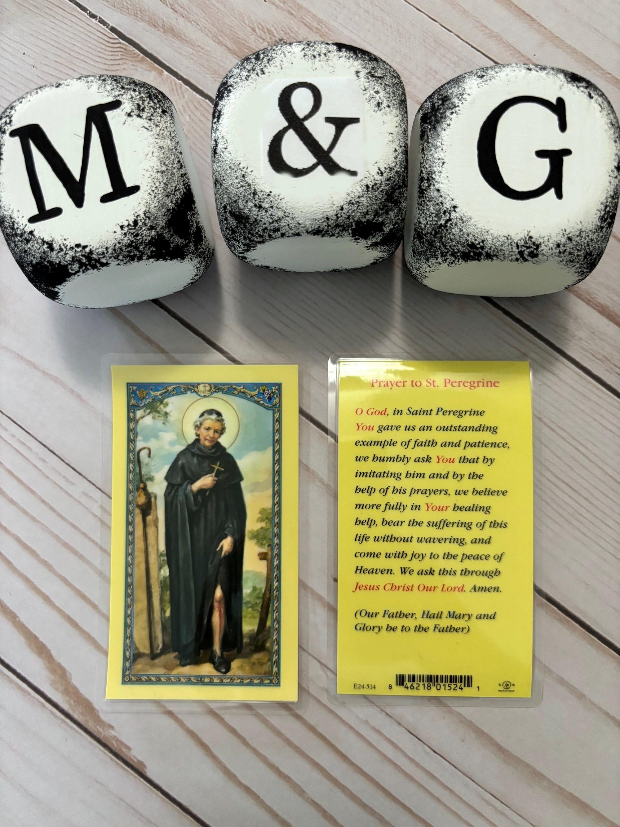 St Peregrine Holy Card Laminated Catholic Prayer Card Catholic Patron ...