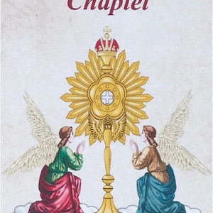 Blessed Sacrament Chaplet W How to Prayer Card Jesus Christ Devotional ...
