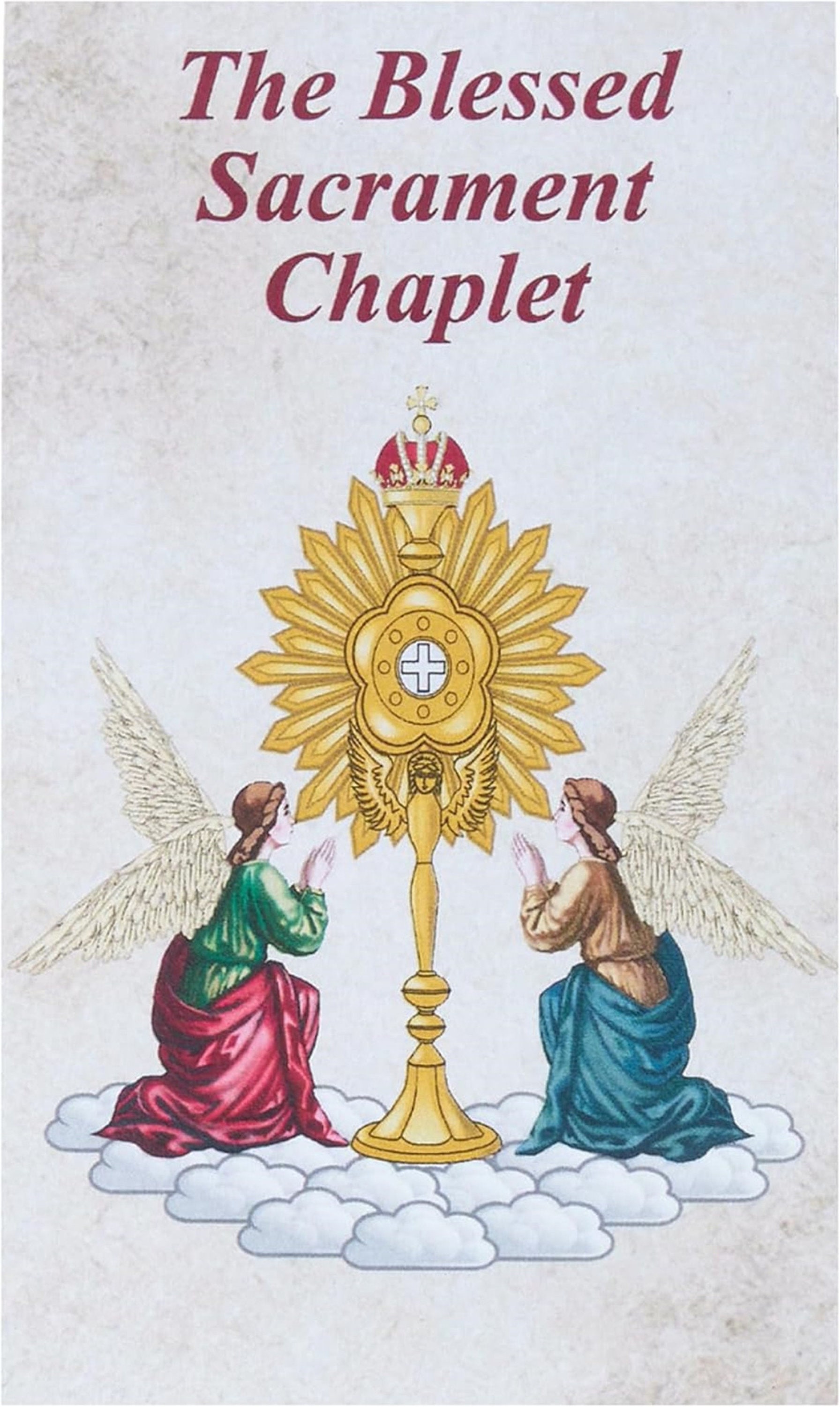 Blessed Sacrament Chaplet W How to Prayer Card Jesus Christ Devotional ...