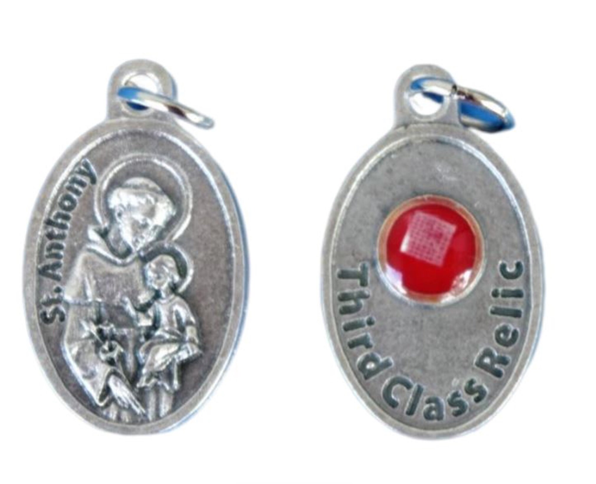 St Anthony Relic Medal 1 Inch 3rd Class Relic Patron Saint of Miracles ...