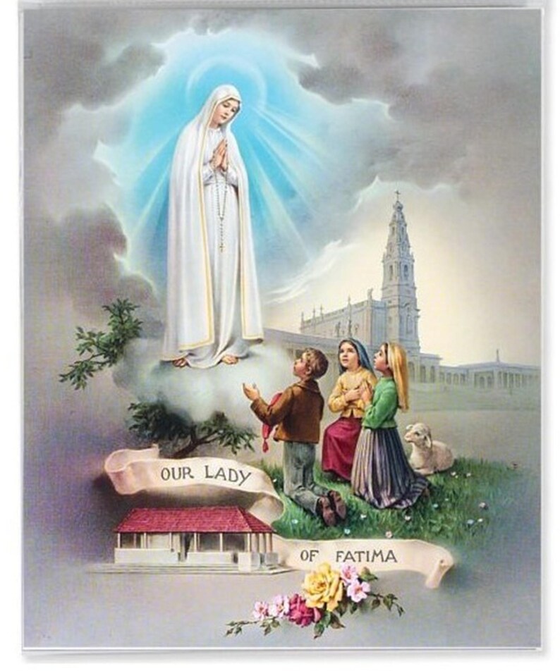 Our Lady of Fatima 8 X 10 Ready to Frame Print Photo Catholic Wall Art ...