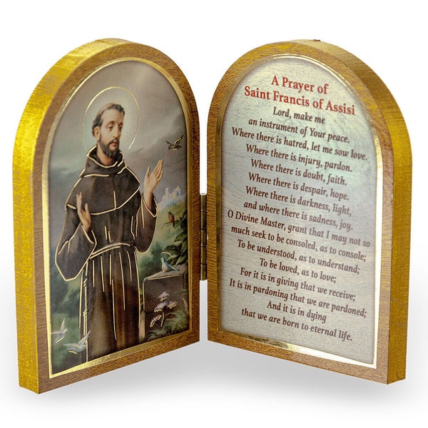 Prayer of Saint Francis Plaque - Etsy