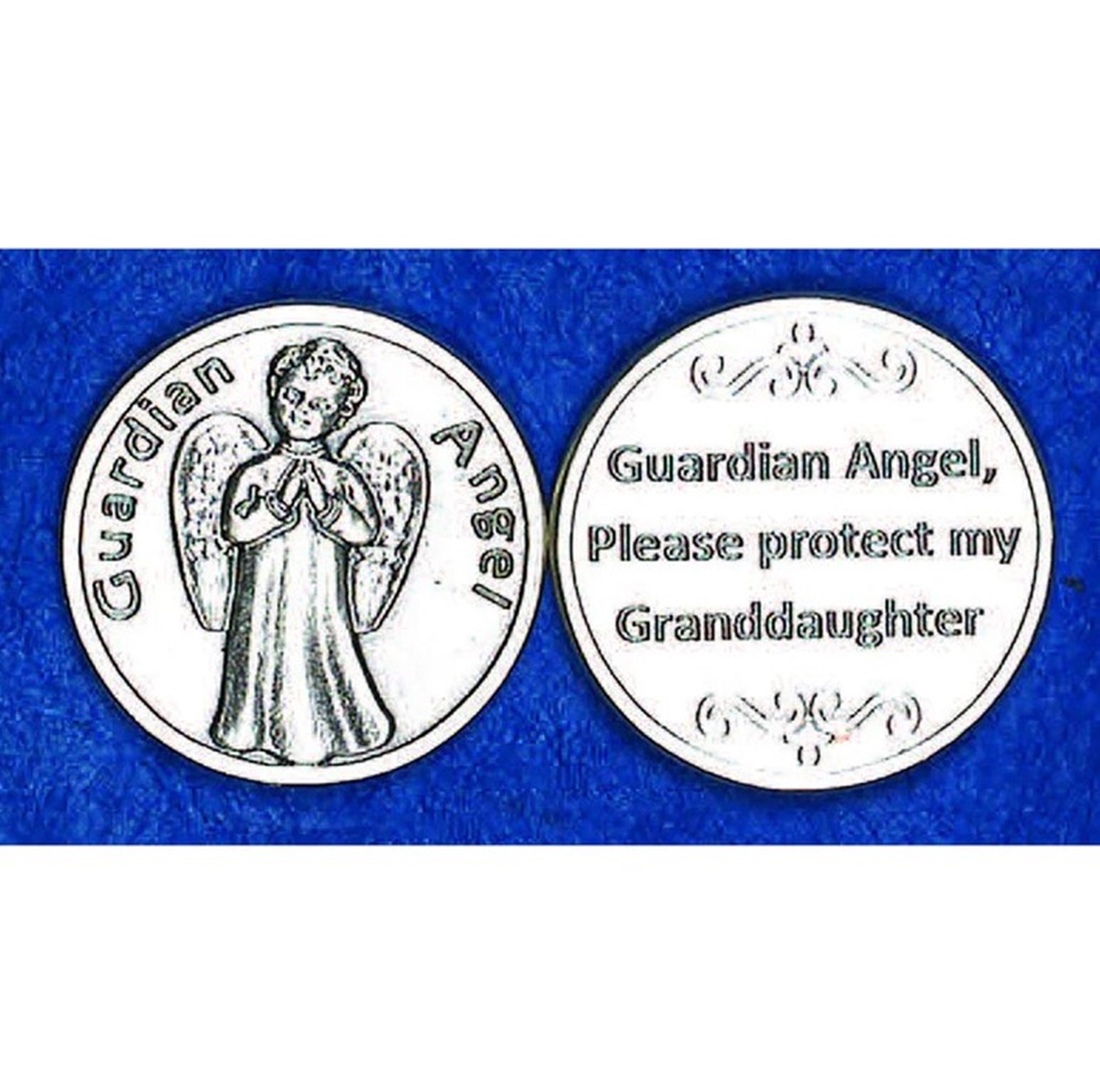 Granddaughter Guardian Angel Prayer Token Pocket Wallet - Etsy