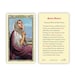 St Benedict Laminated Prayer Card With Medal Catholic Holy Card Father ...