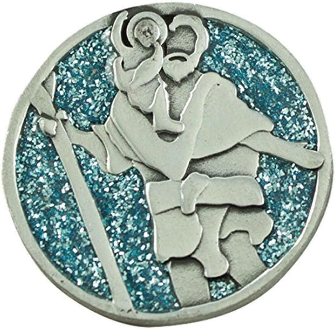 St Christopher Patron Saint of Travel Prayer Coin Pocket Token Healing ...