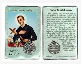 St. Gerard Majella Patron Saint of Fertility and Pregnancy, Silver ...