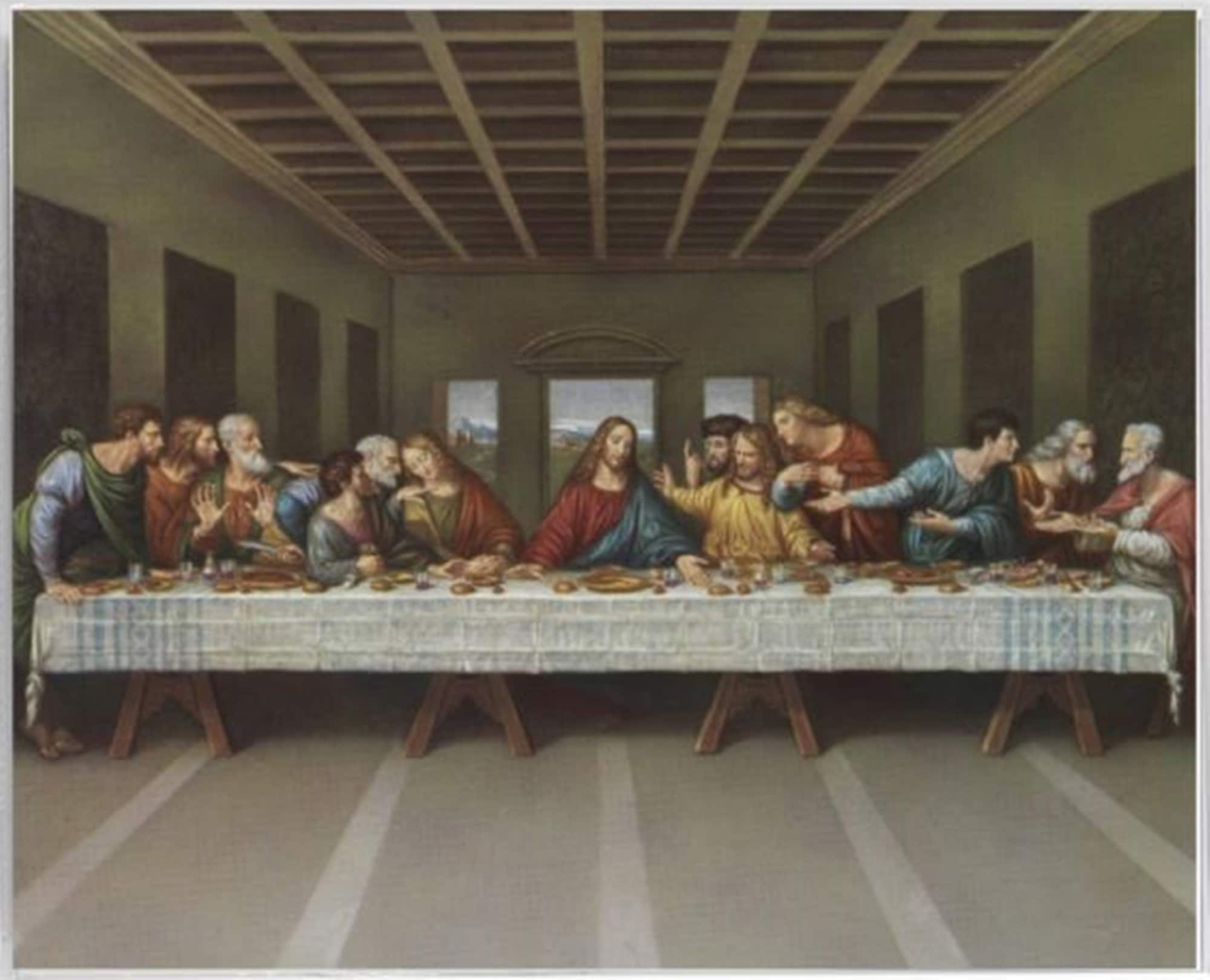 Leonardo Da Vinci last Supper Jesus Christ Picture 8 X 10 Ready to ...