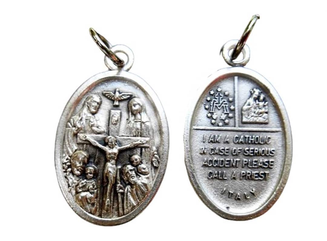 Four Way Cross Medal 4 Way Cross Medal Catholic Charm Call A Priest ...