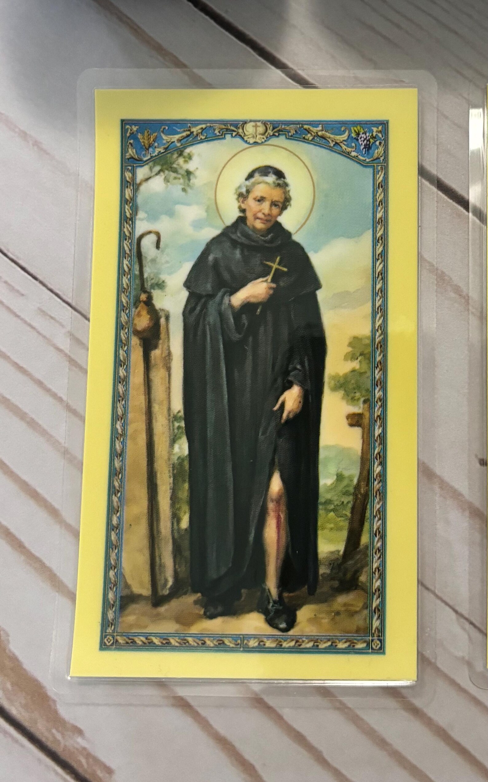 St Peregrine Holy Card Laminated Catholic Prayer Card Catholic Patron ...