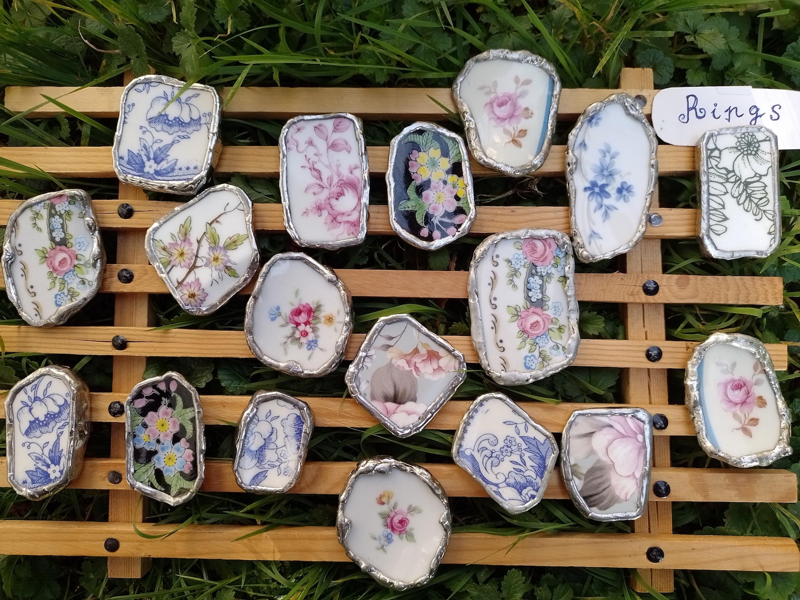 Broken Сhina Ring/handmade Ring/handmade Jewelry/broken Porcelain ...