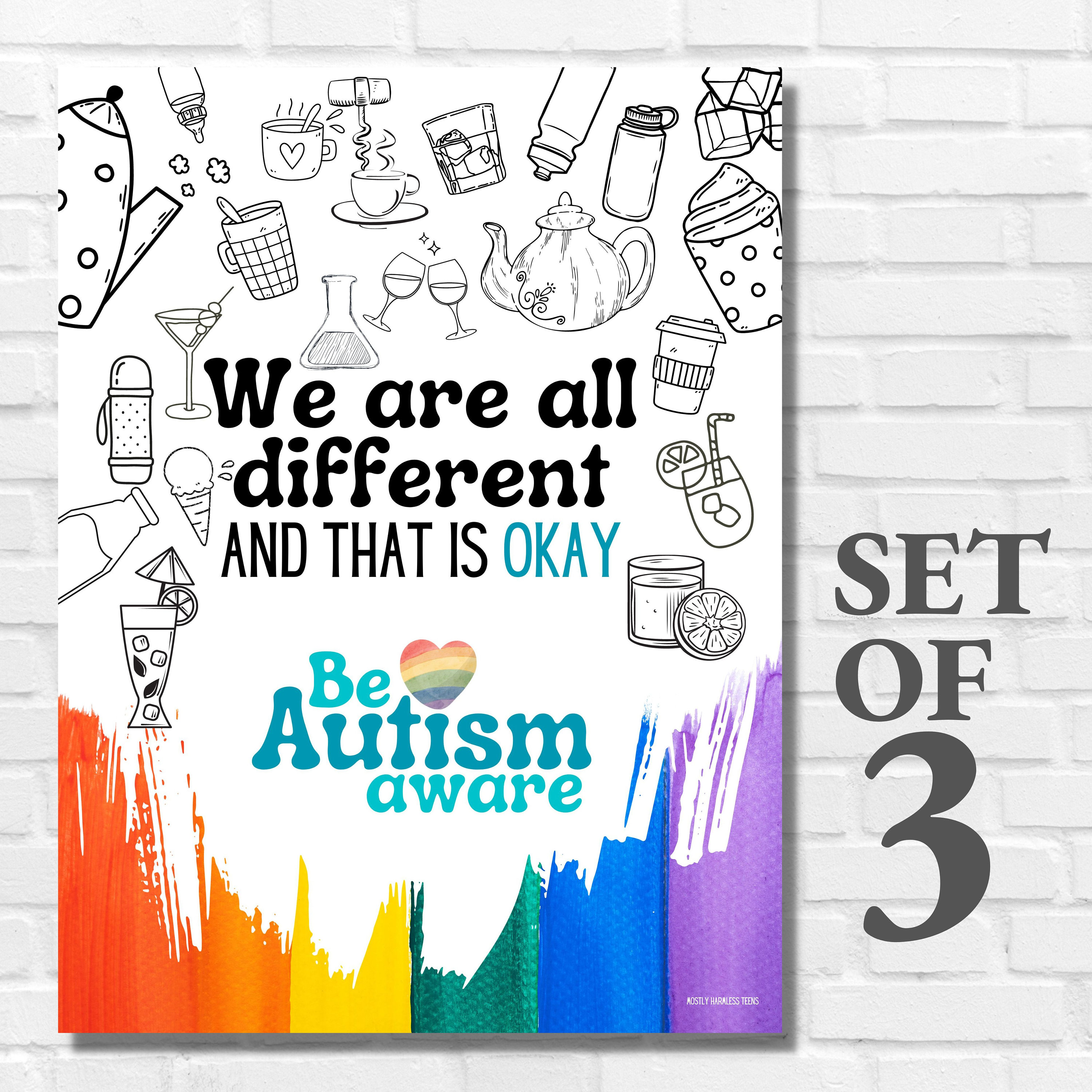 Autism Awareness Posters, Autism Svg, Autism Awareness Svg ...