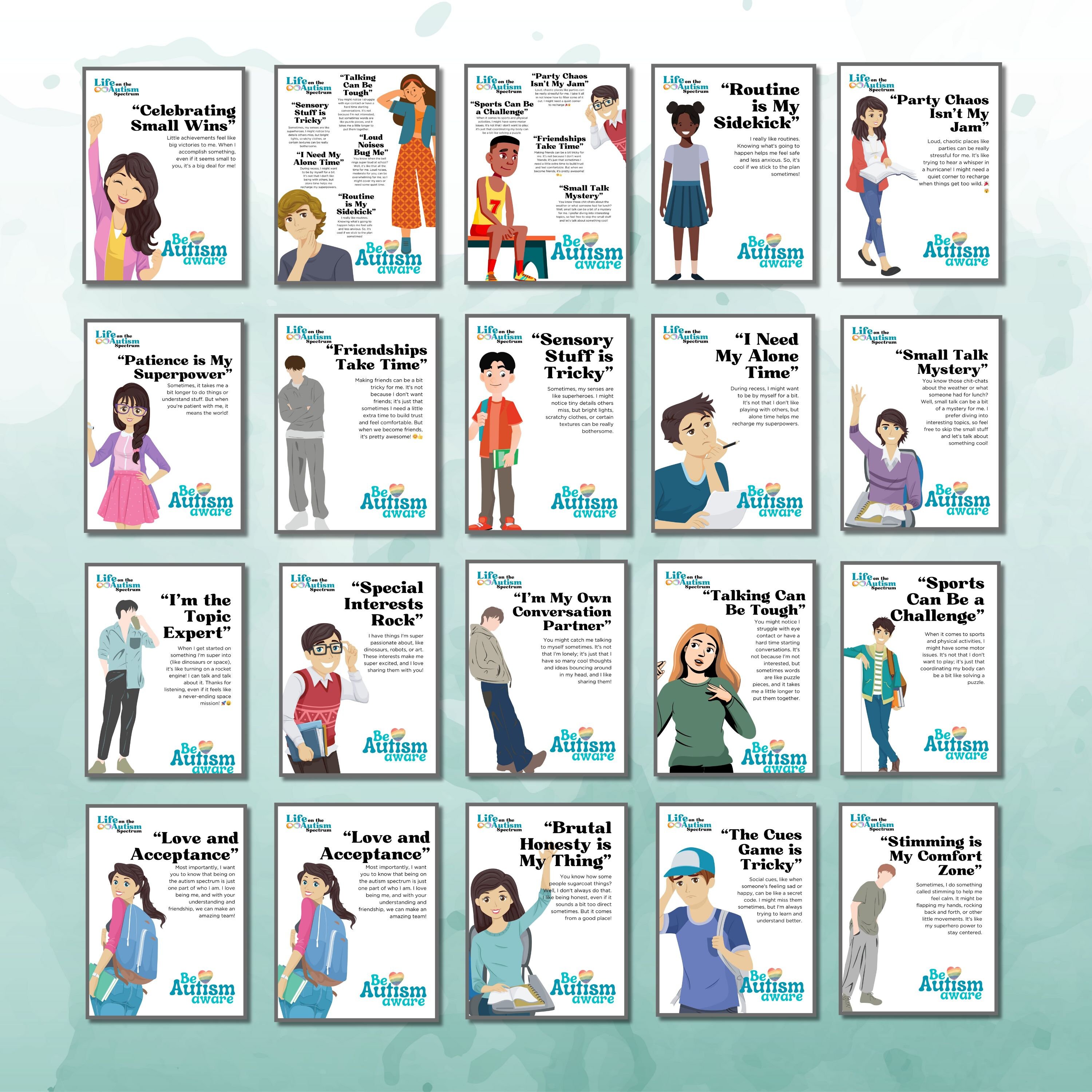 Autism Awareness Posters Counselor Office Decor Autism Svg - Etsy