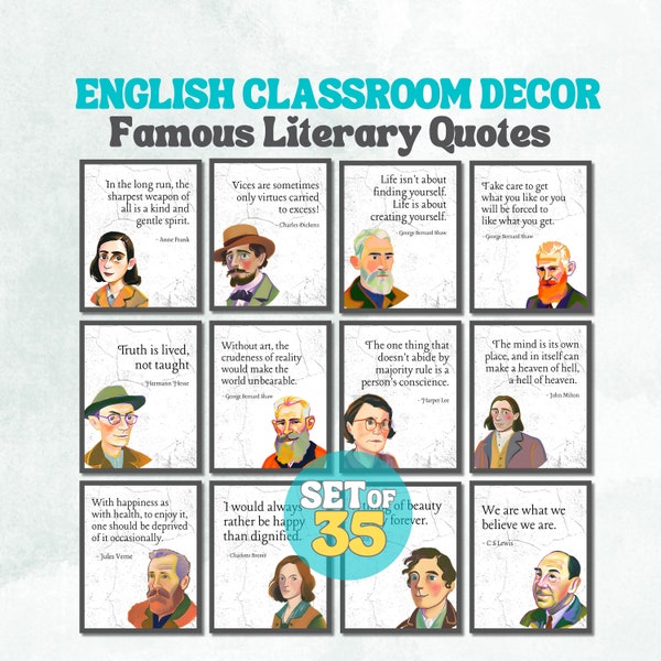 Literary Wall Art - Etsy