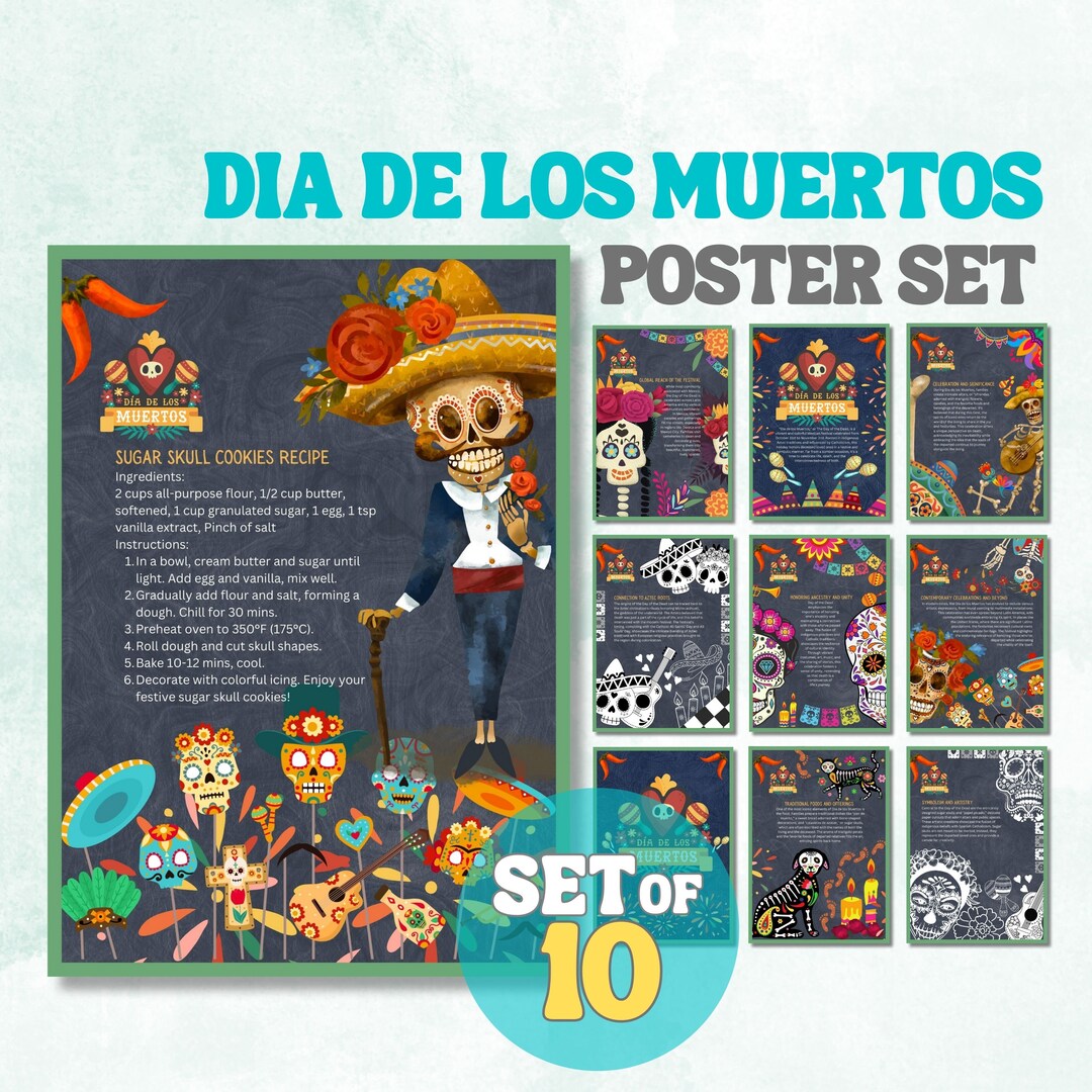 Dia De Los Muertos Classroom Decor Bundle, Day of the Dead Spanish ...