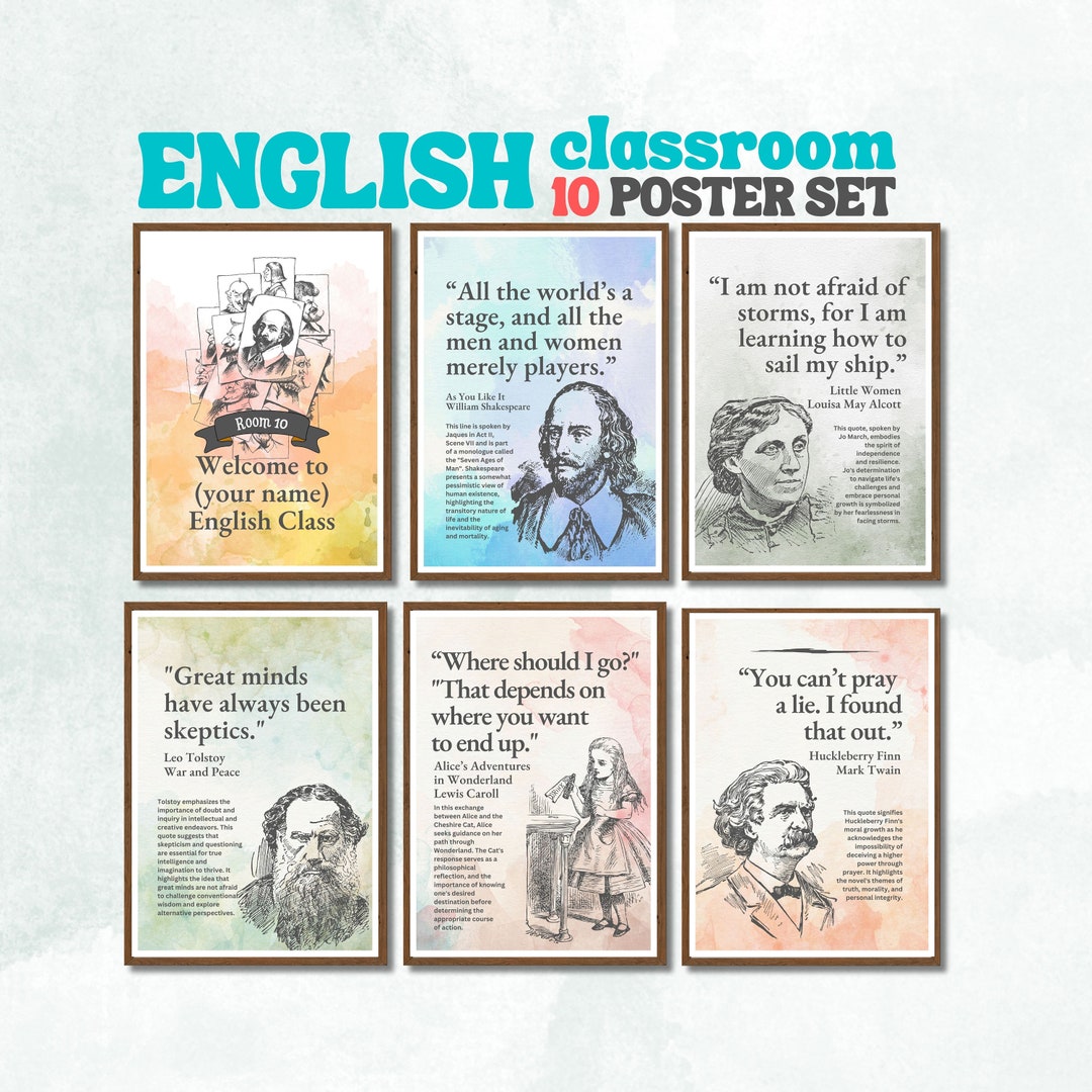 Classroom Decor Bundle, Back to School Decor, Middle High School ...