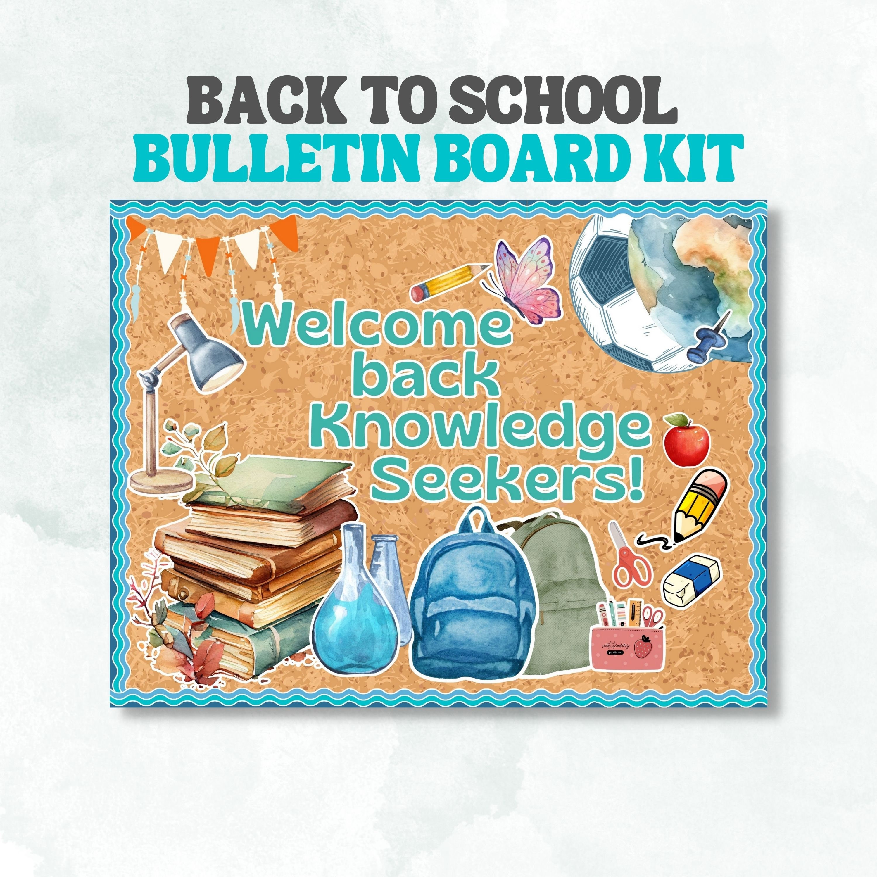 Back to School Bulletin Board Kit Middle School Decor High - Etsy