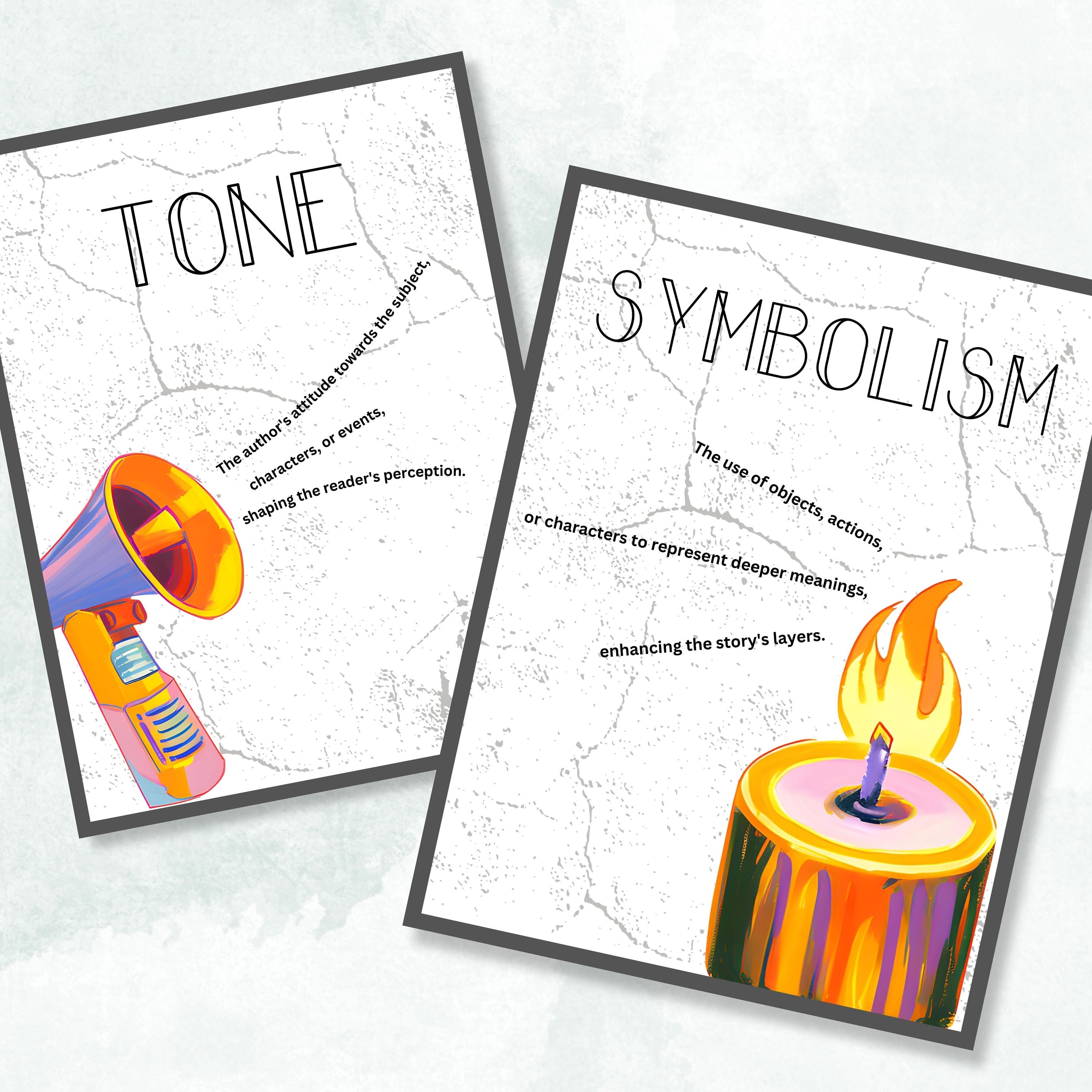 Story Elements, English Classroom Decor Bundle, Middle High School ...