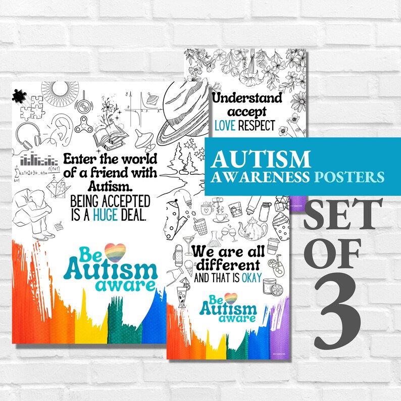 Autism Awareness Posters, Autism Svg, Autism Awareness Svg ...