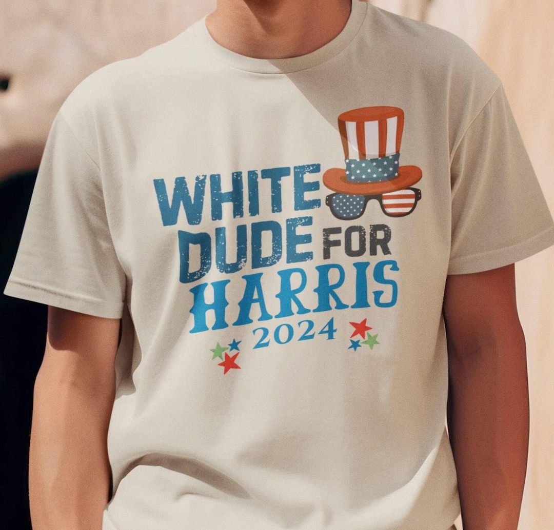 White Dude for Harris, Kamala Harris 2024, Progressive Dad Gift ...