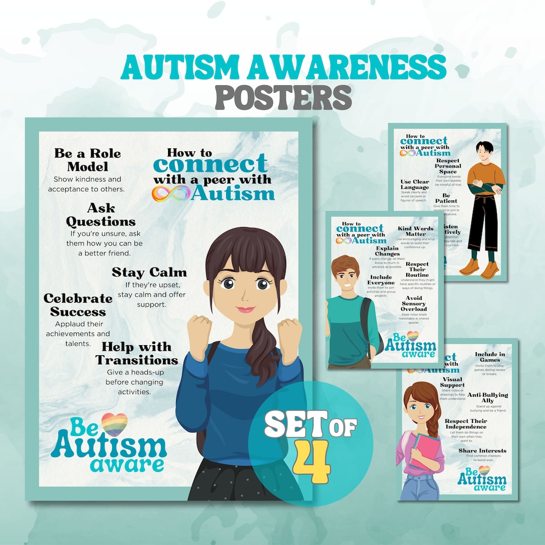 Autism Awareness Posters, Counselor Office Decor, Autism Svg ...