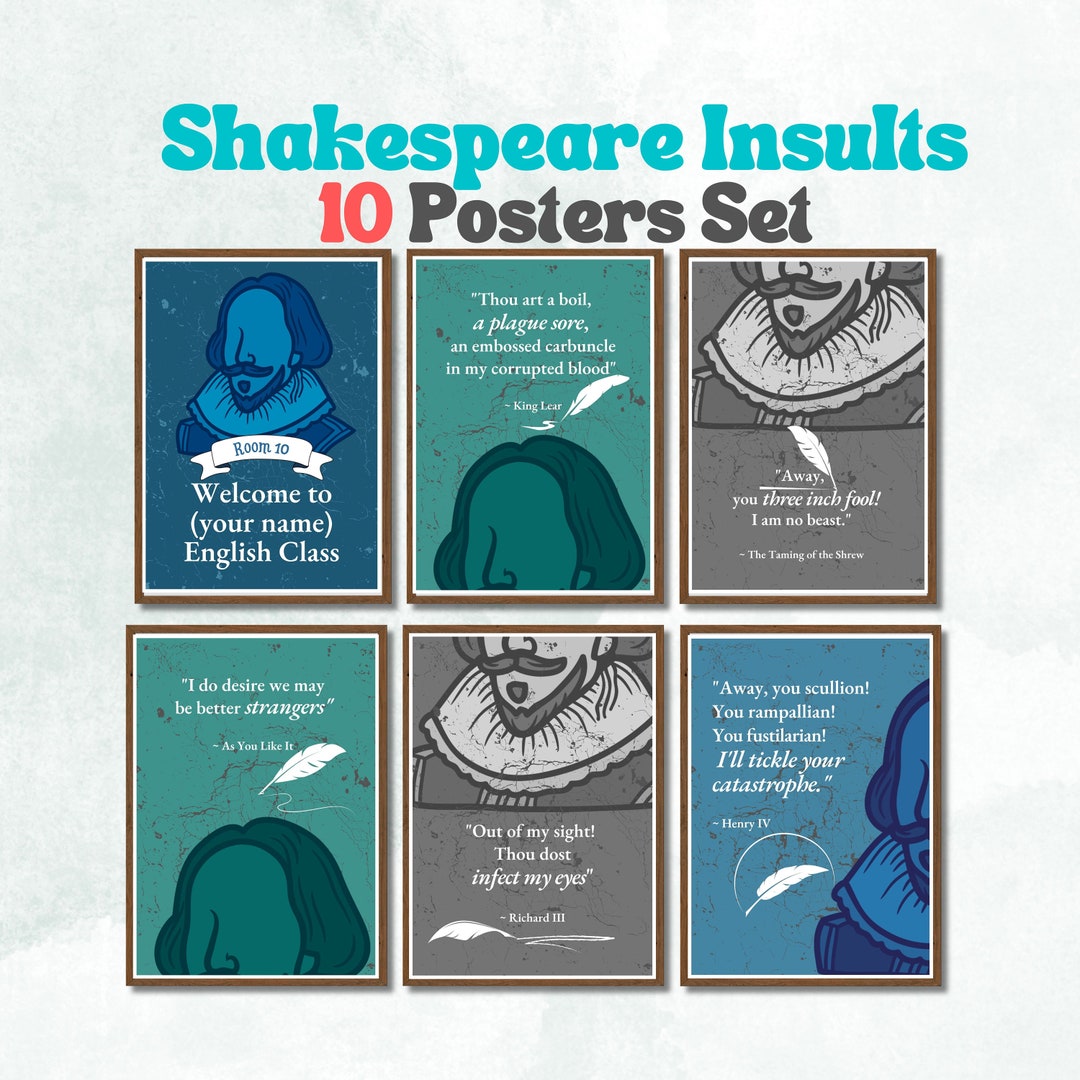 Classroom Door Sign 10 Posters Bundle, Middle High School Posters ...