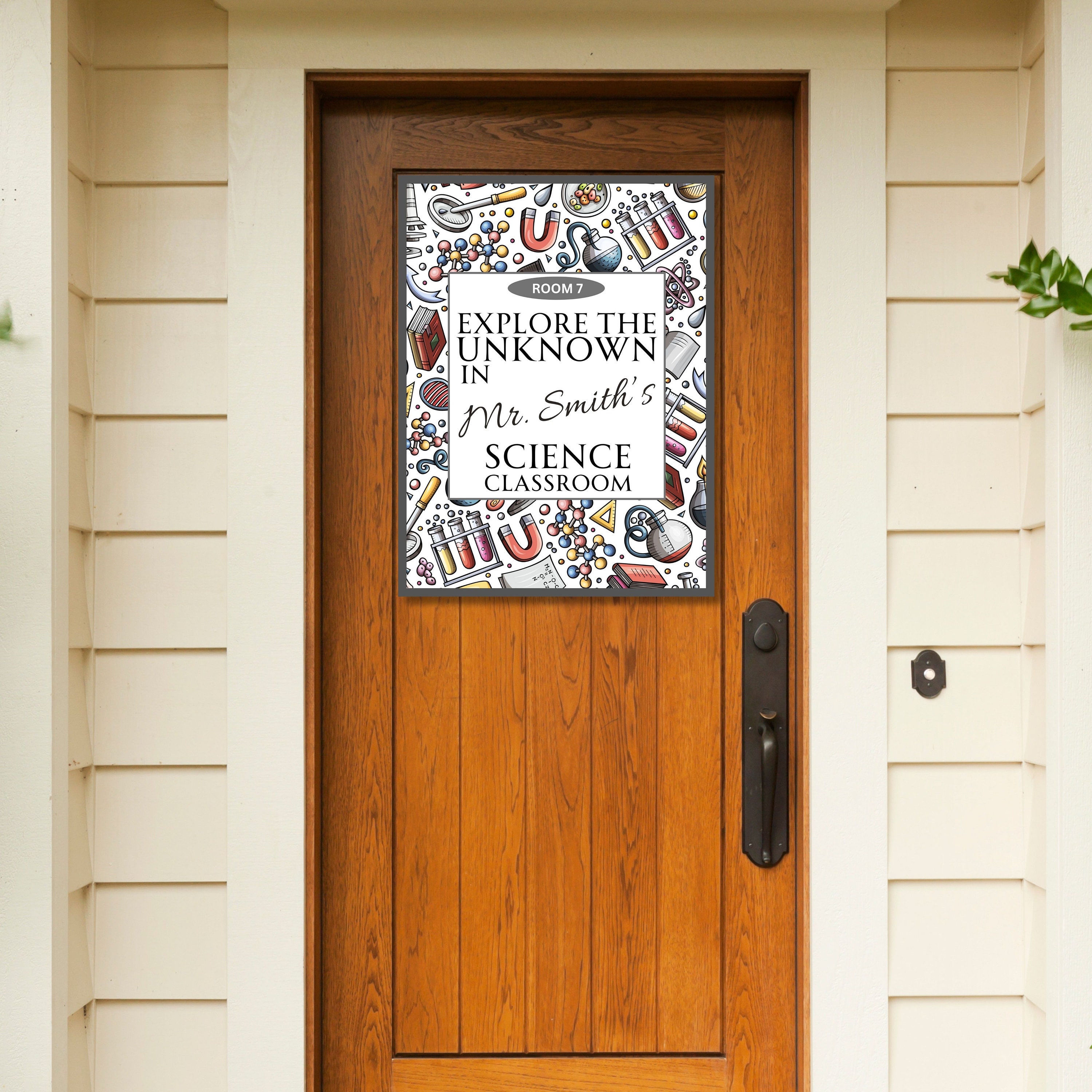 Personalized Science Classroom Door Sign Chemistry Door Sign - Etsy