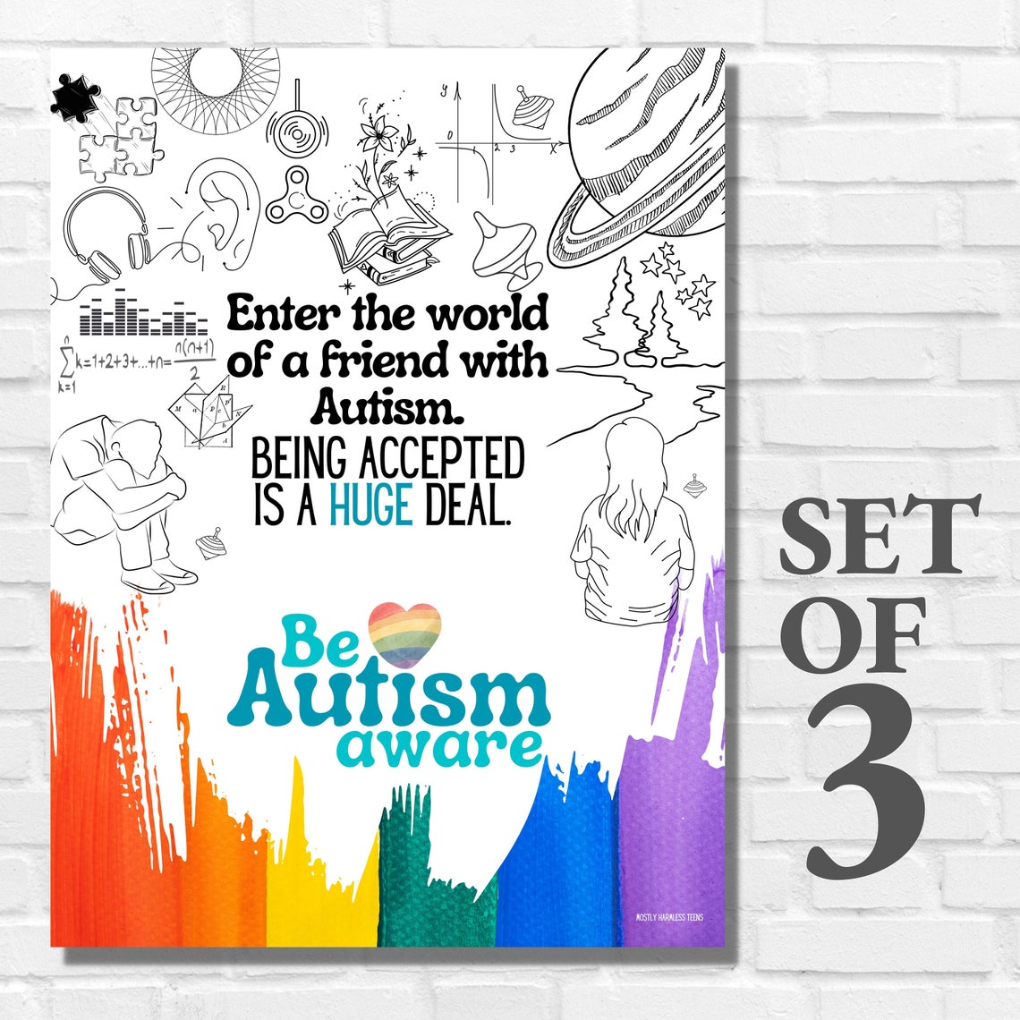 Autism Awareness Posters, Autism Svg, Autism Awareness Svg ...