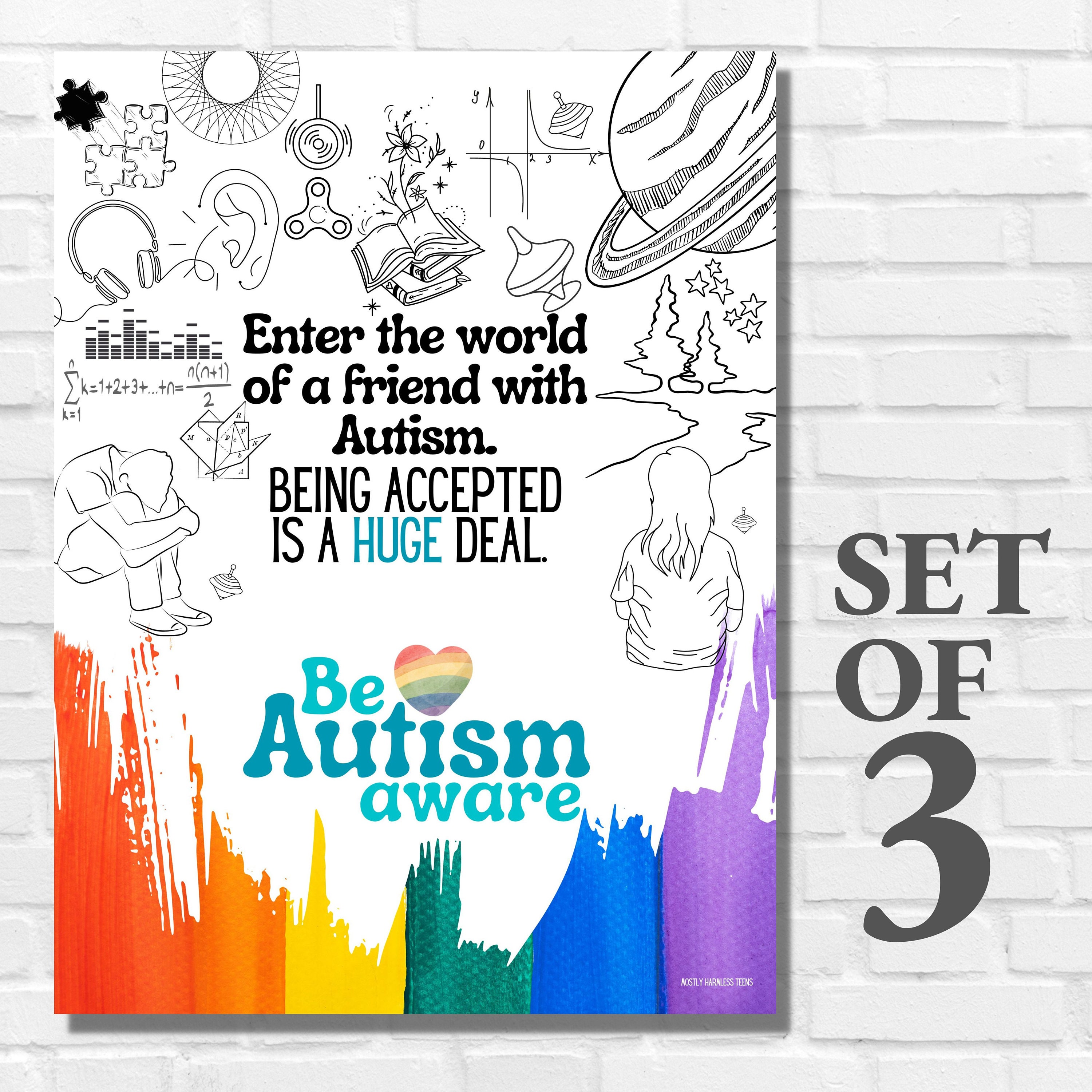 Autism Awareness Posters, Autism Svg, Autism Awareness Svg ...