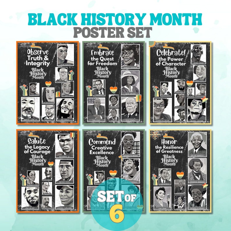 Personalized Door Sign, Black History Month Bulletin Board, BLM Art ...