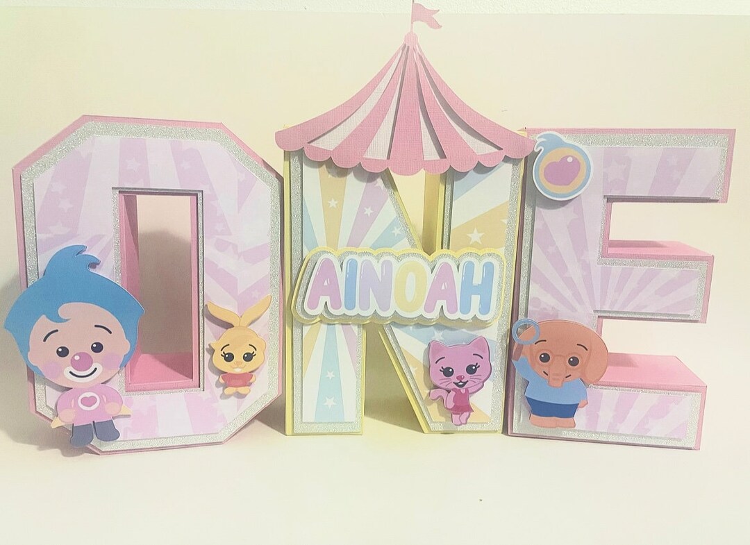 Plim Plim 3D Letters - Etsy