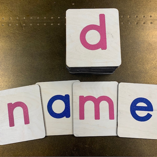 Sandpaper Letters Montessori - Etsy