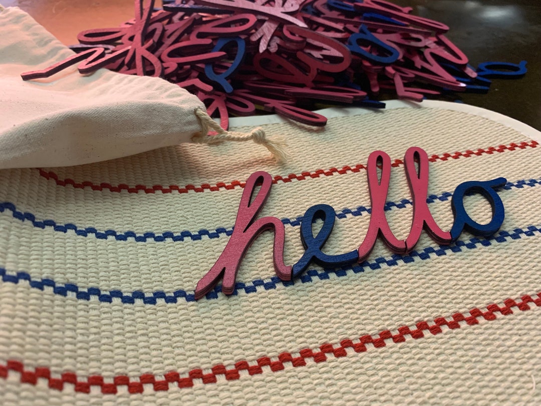 Montessori Moveable Alphabet Kit With Mat, Cloth Bag, Educational ...