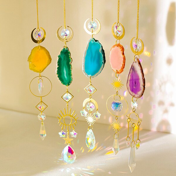 Boho Suncatcher - Etsy