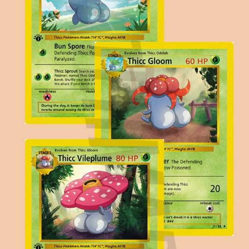 Thick Charizard Card - Etsy