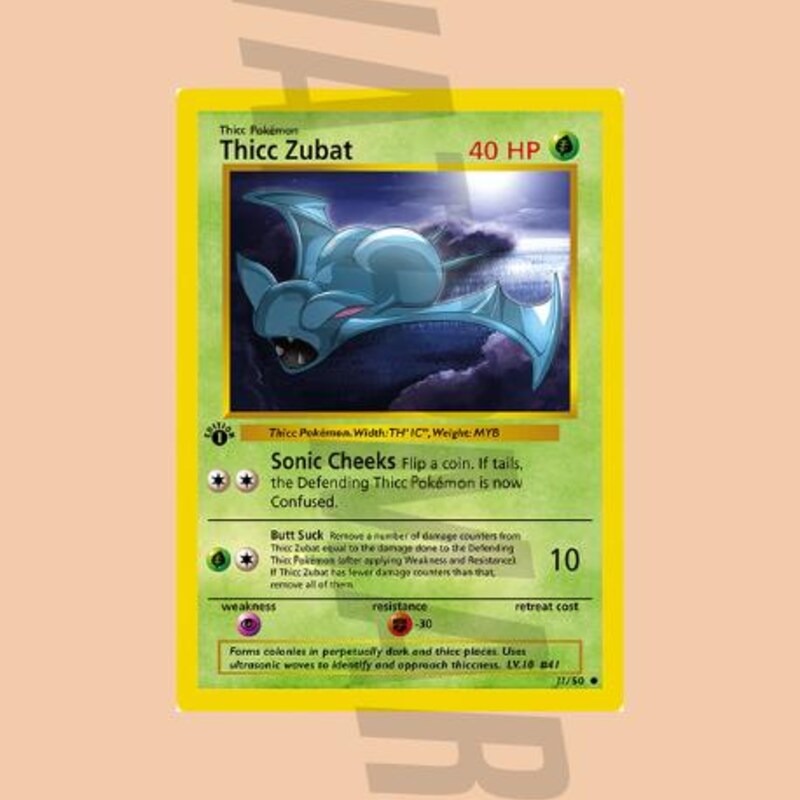 Thick Charizard Card - Etsy