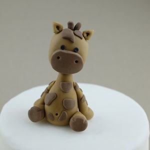Giraffe Fondant Cake Topper for Safari Themed Birthday Safari Birthday ...