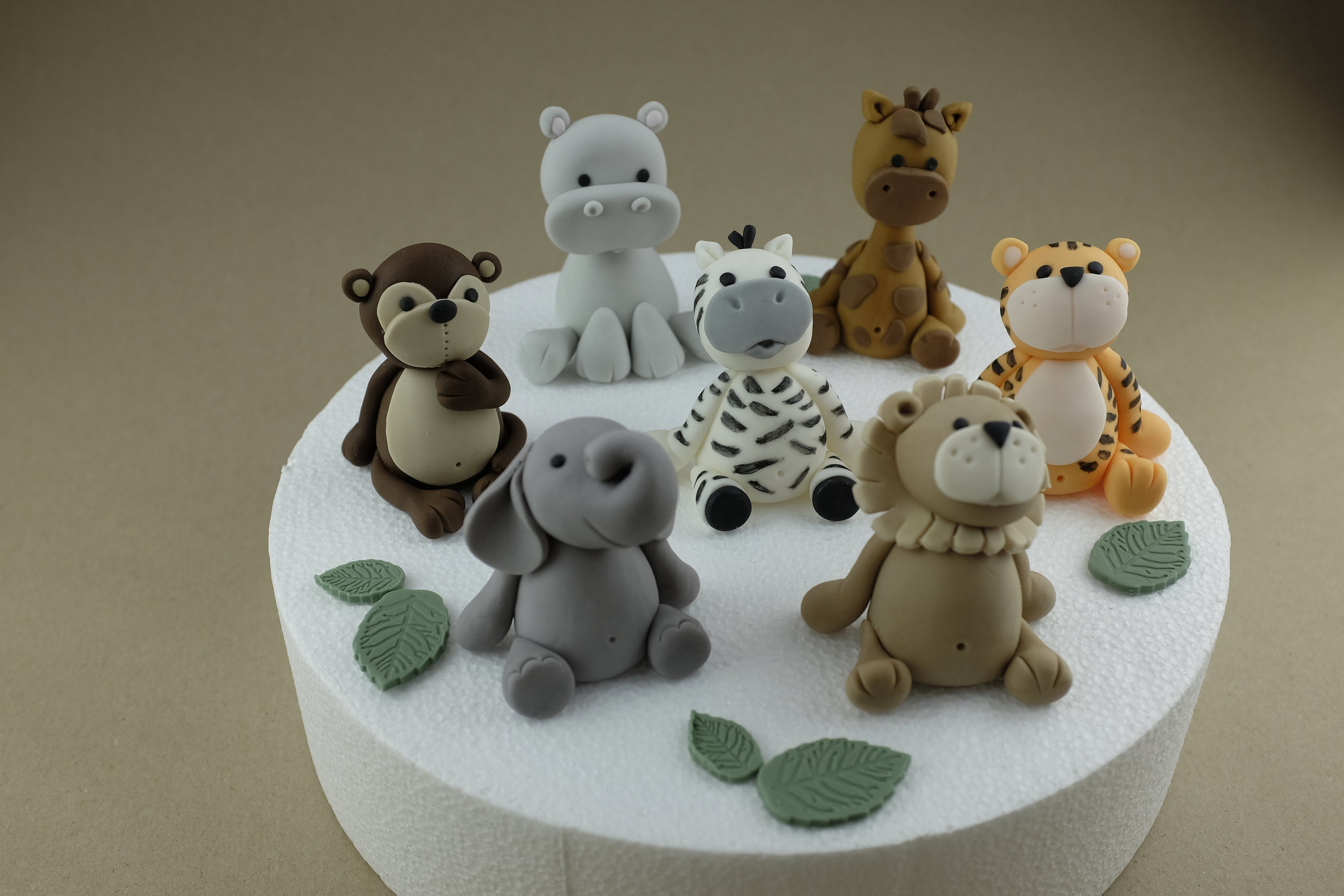 Fondant Lion Cake Topper - Safari Animal, Baby Shower Party - Etsy